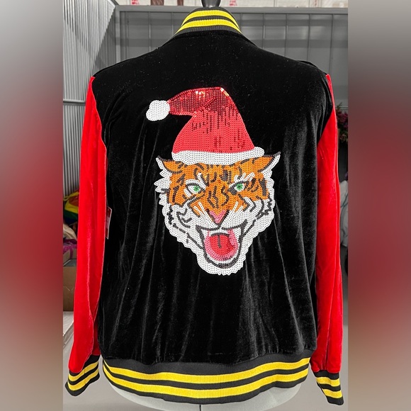 Holiday Time | Jackets & Coats | 2x Sequin Tiger Velvet Jacket ...